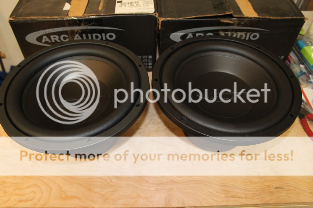 Pair of Arc Audio 12 inch subs | DIYMobileAudio.com Car Stereo Forum